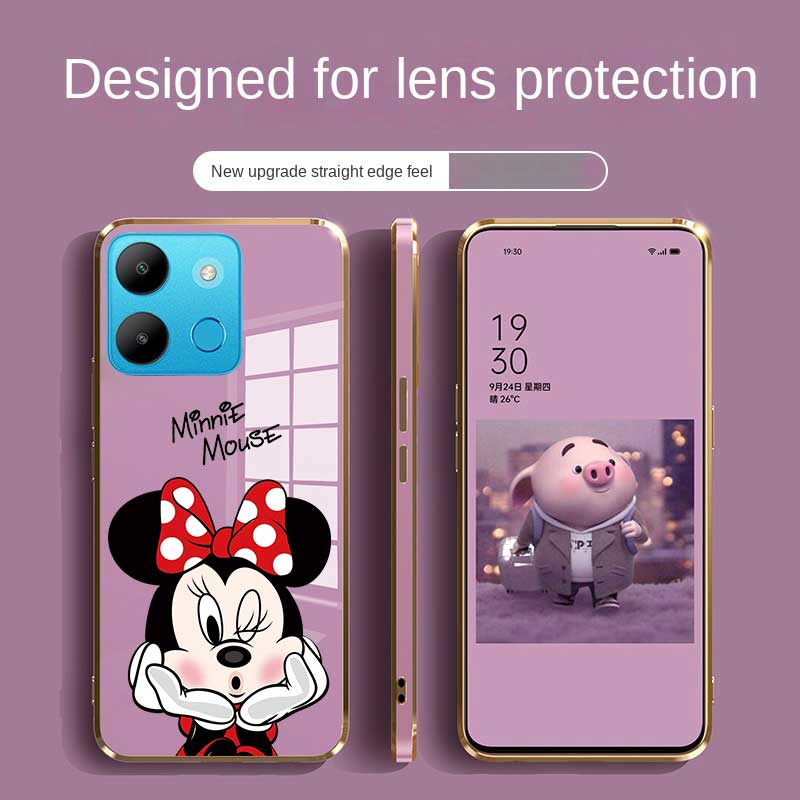 infinix Note 30 Pro 5G 30i Note30i Straight Edges Disney Case Soft ...