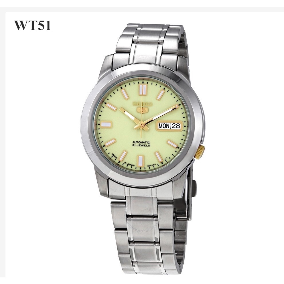 Get Your Wrist in Style with Seiko Series 5 Automatic Green Dial Men's ...
