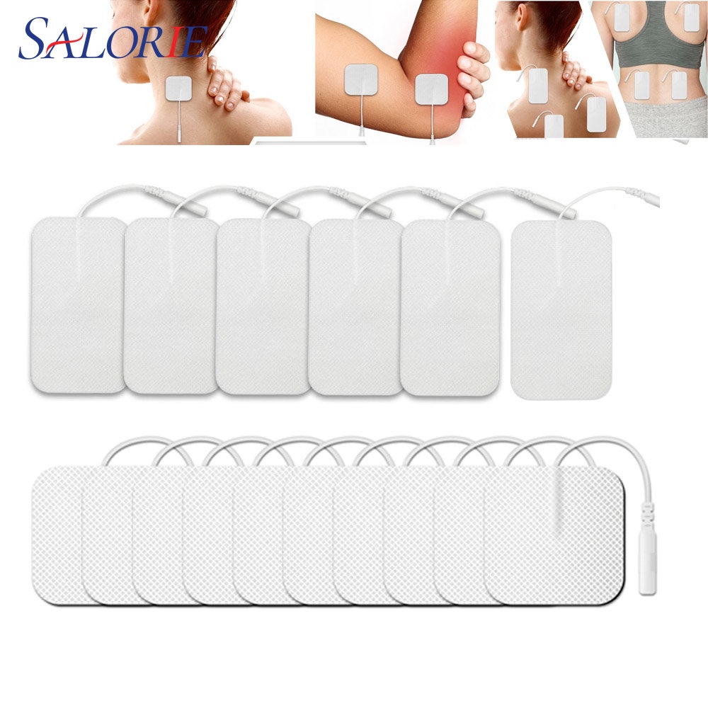 30PCS Massager Patch TENS Unit Muscle Stimulator Reusable Gel ...