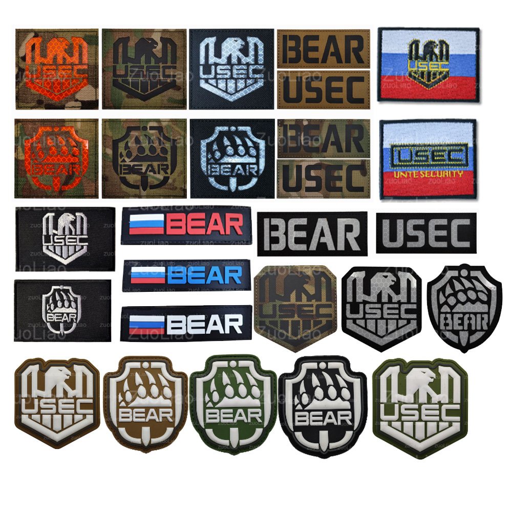 Personalized Escape From Tarkov Game Peripheral Armband USEC Letters BEAR velcro Badge Tactical ...