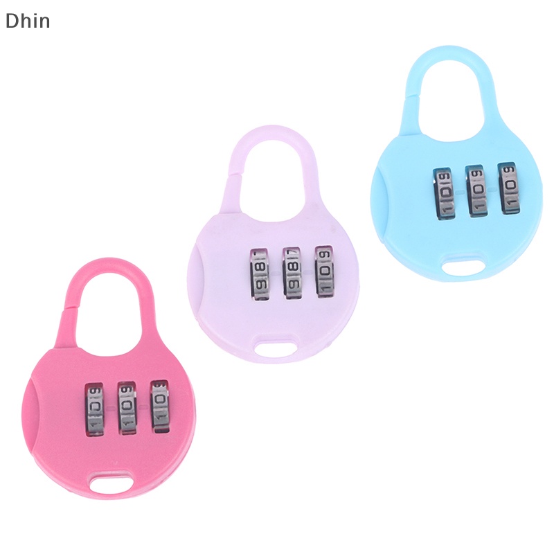 [Dhin] Color Mini Password Padlock Trolley Case Password Lock Student ...