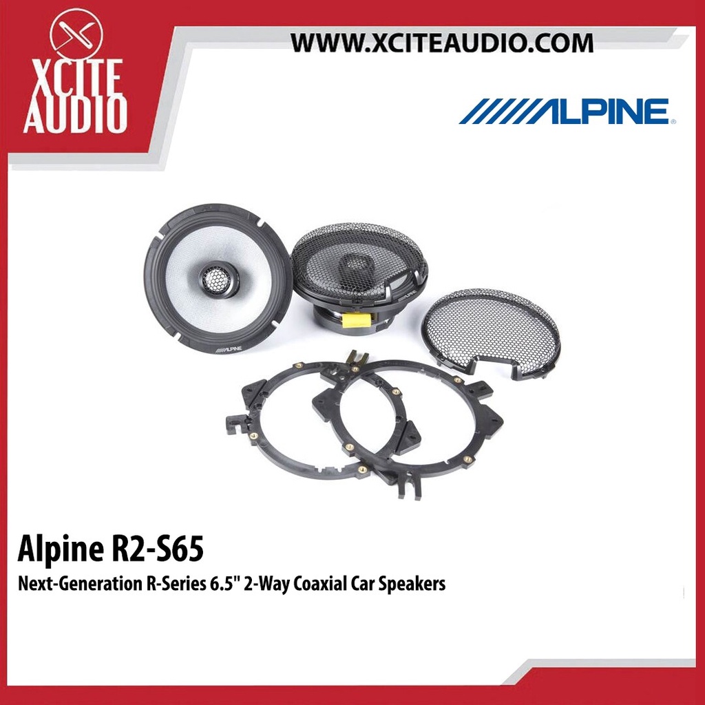 Alpine R2-S65 Next-Generation R-Series 6.5" 2-way car speakers | Shopee ...
