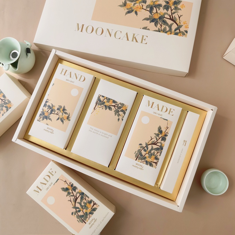 2025【4/6/8粒装 80-180g】Mooncake box/mooncake bag/Luxury box/mid autumn ...