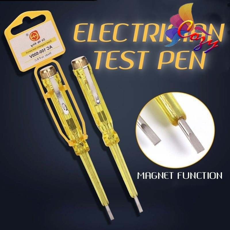 (1 PC) Professional Electrician Test Pen Voltage Detector Electric ...