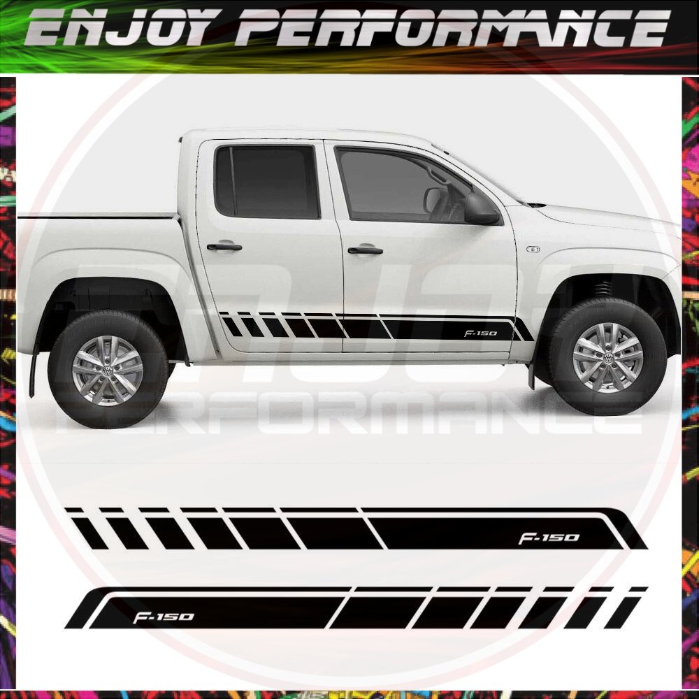 2PCS Car Stickers For Ford F150 Raptor SVT Ranger King Ranch Pickup ...