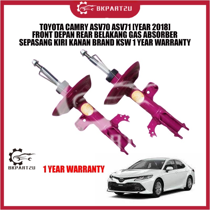 TOYOTA CAMRY ASV70 ASV71 [YEAR 2018]FRONT DEPAN REAR BELAKANG GAS ...