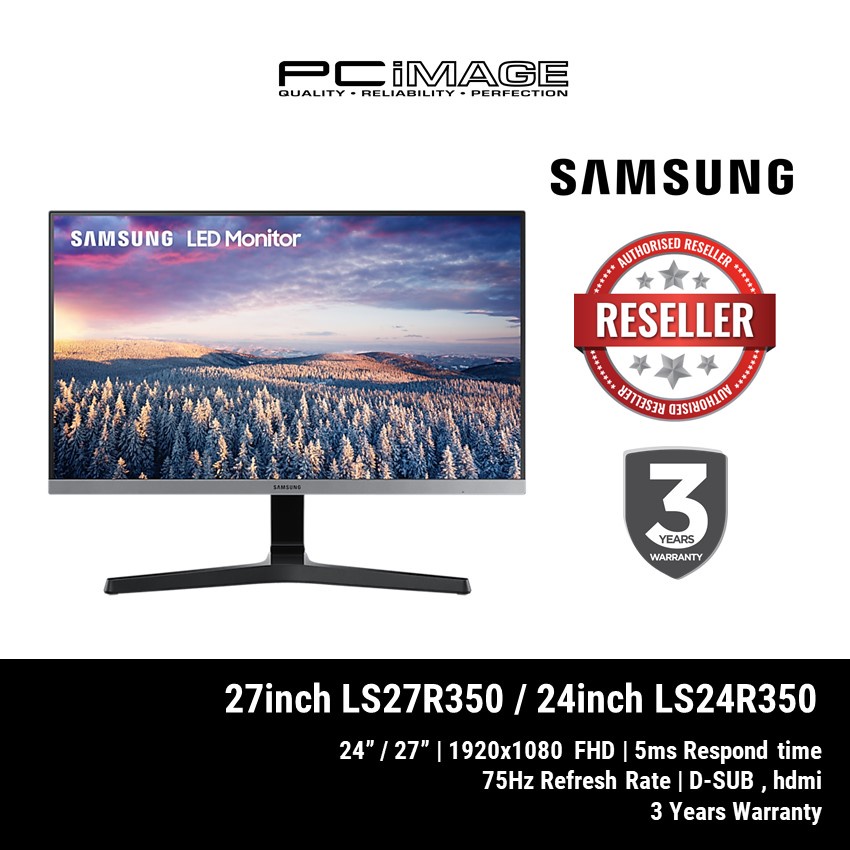Samsung 27" LS27R350 / 27" LS27C310 / 24" LS24R350 FHD Bezel-less AMD ...