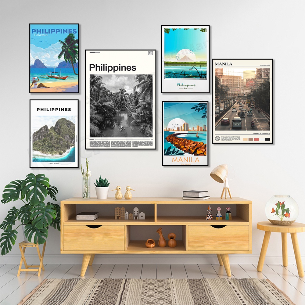 Boracay, Manila Prints, Bohol Santa Monica, Philippine Prints, Palawan ...