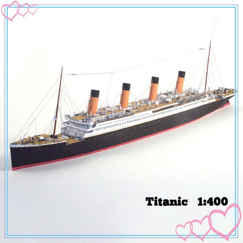 [meteorbdMY] Titanic Ship Paper Model Education Game Papercraft Desktop ...