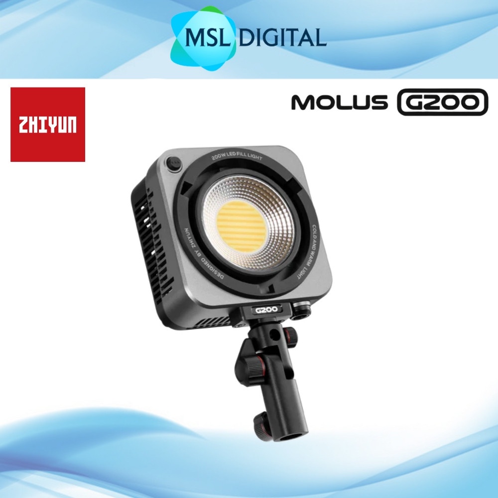Zhiyun Molus G200 | 200W Video Light | Bi-Color LED Monolight | Shopee Malaysia