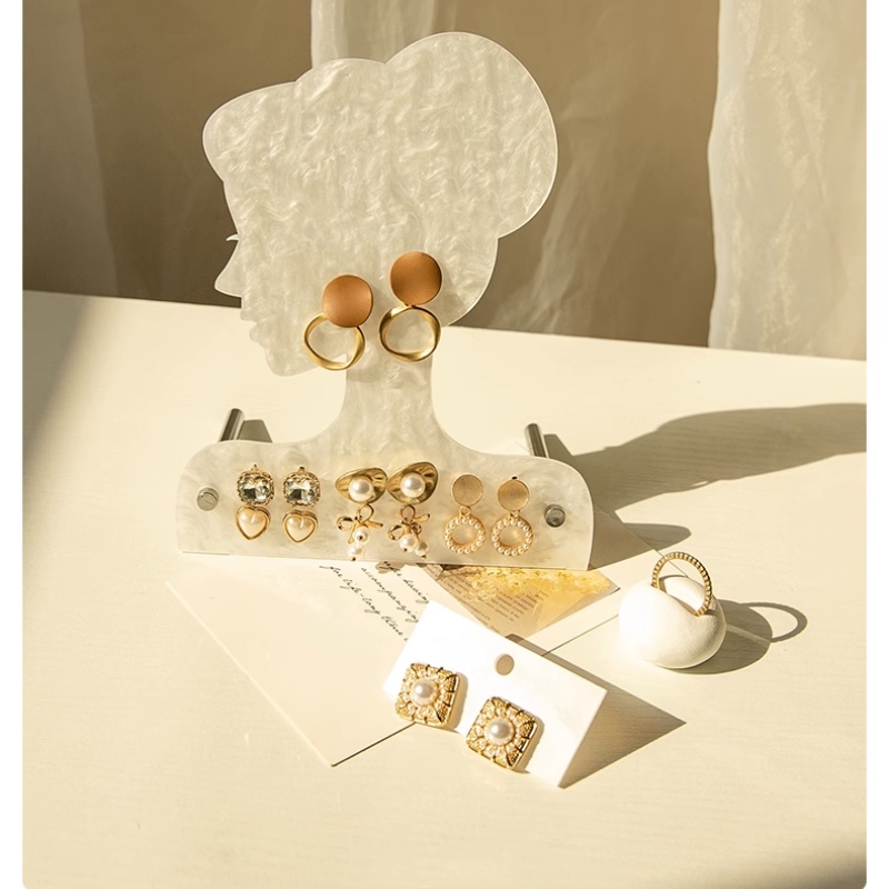 Jewelry Display Stand Holder Earrings Storage Showcase Shelf Rack ...