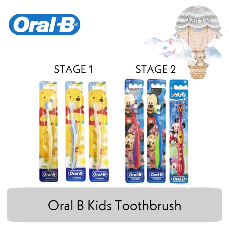 Oral-b Stages 1 / Stages 2 Baby Toothbrush | Shopee Malaysia