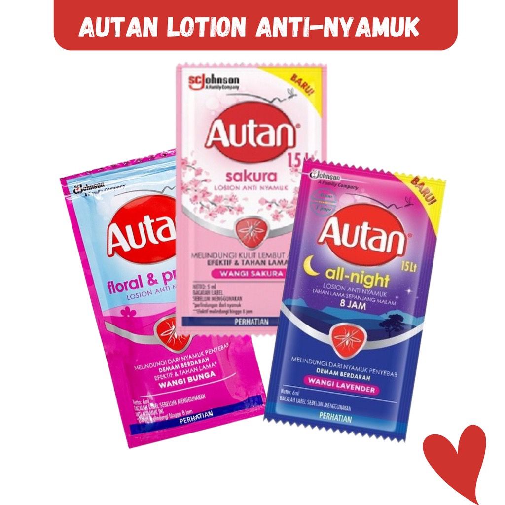 AUTAN 12 SACHET X 6M (72ML) ( 1 SACHET 0.30 ANTI NYAMUK LOSYEN ANTI ...
