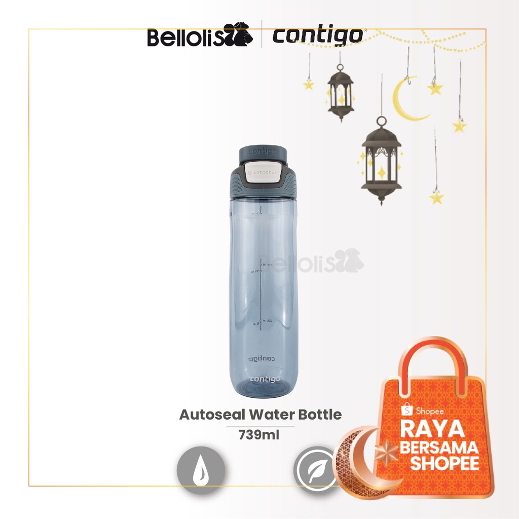 [Authentic] CONTIGO Autoseal 739ml Water Bottle spill-proof with spout ...