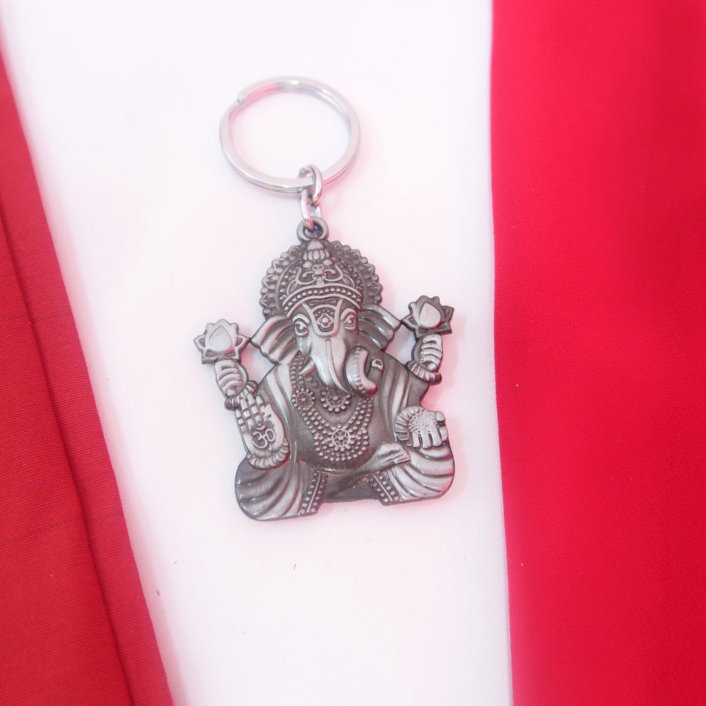Mix Gods Metal Ganesha Shiva Balaji Keychain - Various Designs | Shopee ...