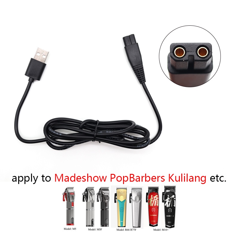 Professional Hair Clipper USB Charger Charging Cable Power Cord for ...