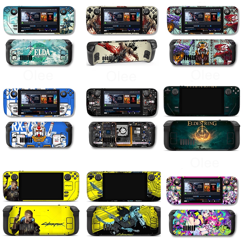 Steam Deck Skin Cool Vinyl Decal Protector Stickers Cover Protective ...