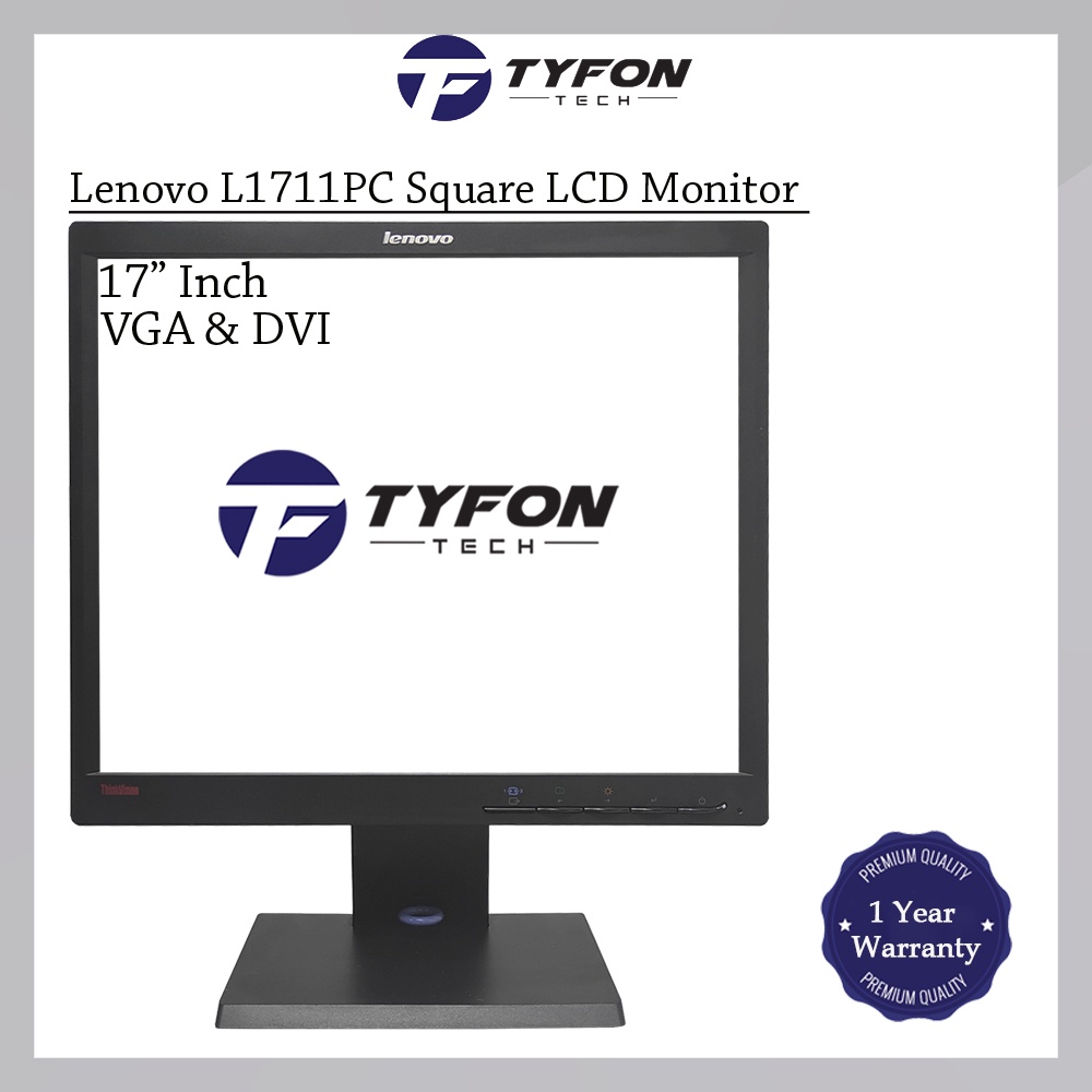 Lenovo 17″ Inch LCD Monitor L1711PC | Square (Refurbished) | Shopee ...
