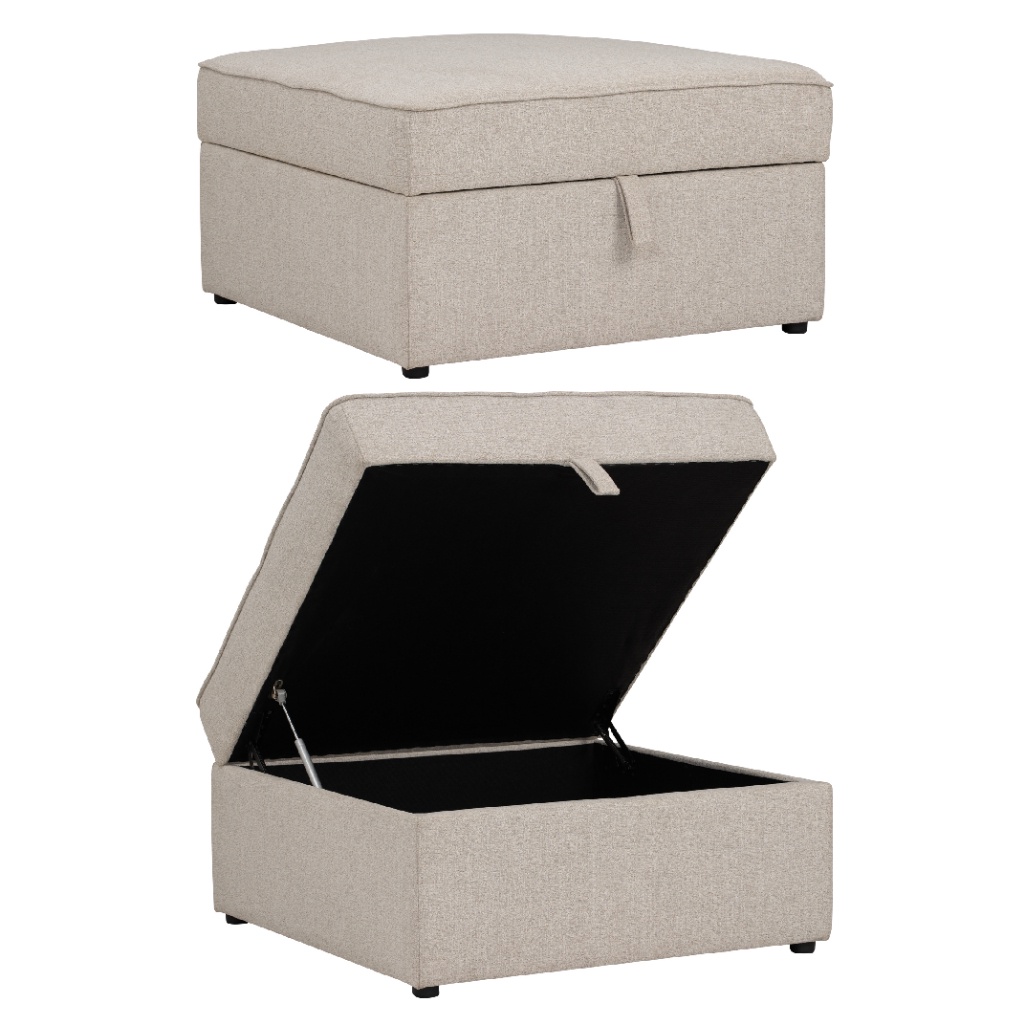 MOLLY Fabric Sofa 1 Seater Sofa Storage Sofa Storage Ottoman Bench ...