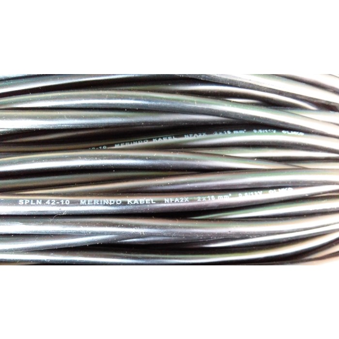 [PER METER] Twisted Cable 2x16mm SR TIC PLN contains 2 LMK MERINDO ...