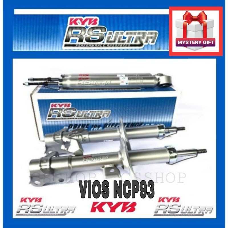 WK KYB RS ULTRA TOYOTA VIOS NCP93 (08-2013) SHOCK ABSORBER FRONT / REAR 1SET=4PCS KAYABA HEAVY ...