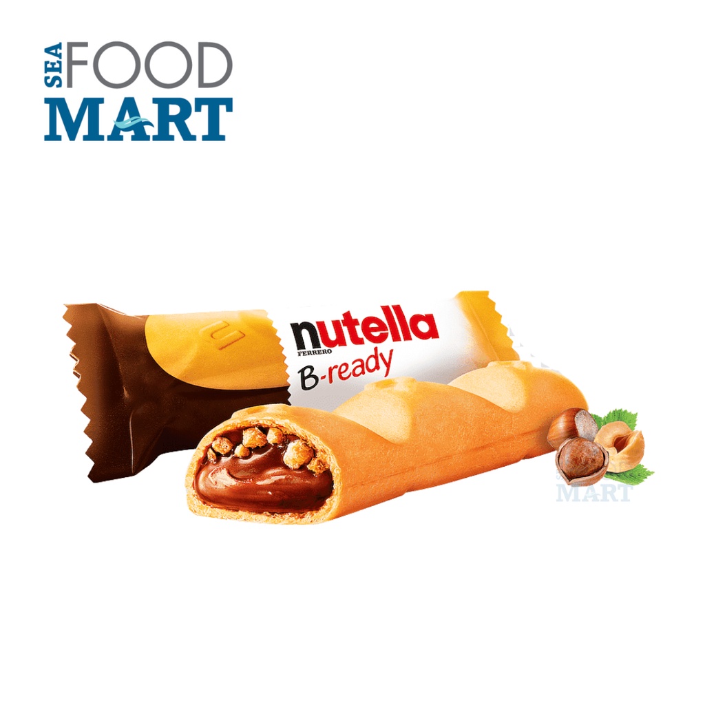 Nutella Bready 榛果可可威化餅乾 22gm | Shopee Malaysia