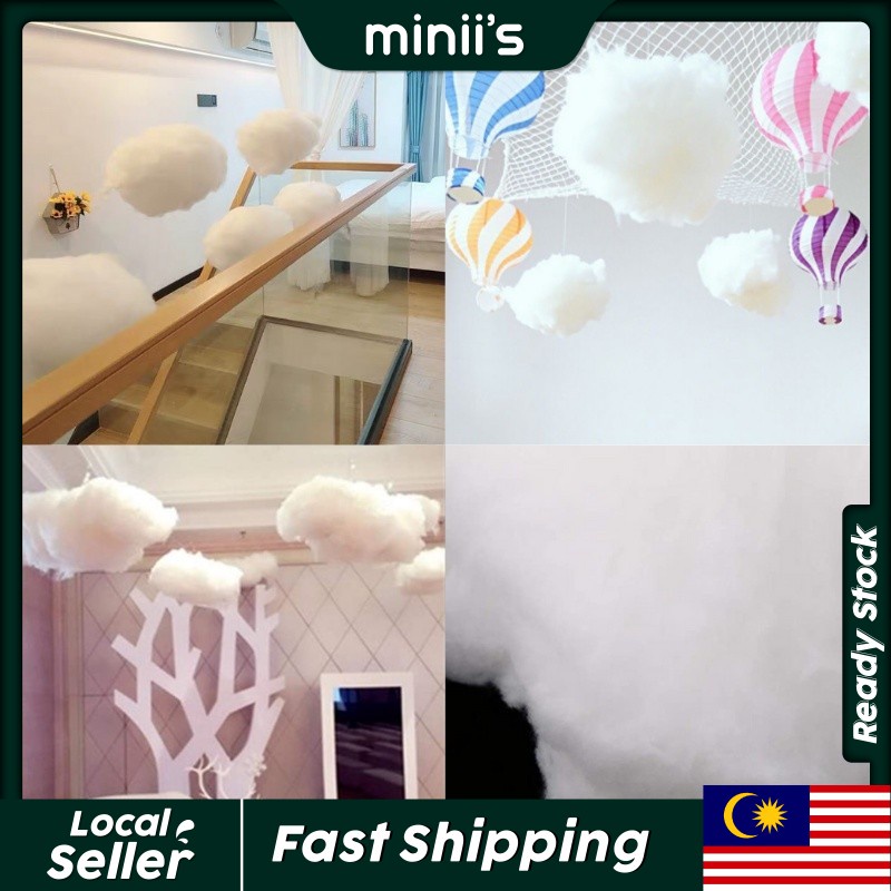 Miniis 1 Pcs Artificial Cloud Props Imitation Cotton 3D Cloud Room DIY ...