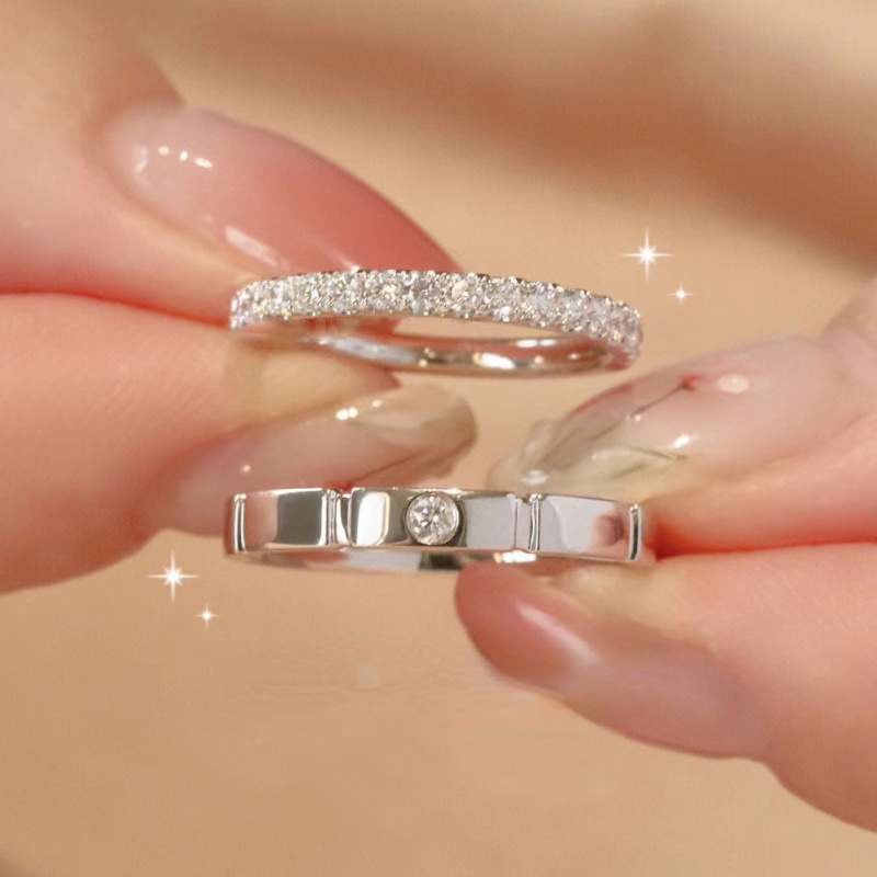 Couple Ring Falling In Love Couple Ring Male Female Wedding Ring Pair ...