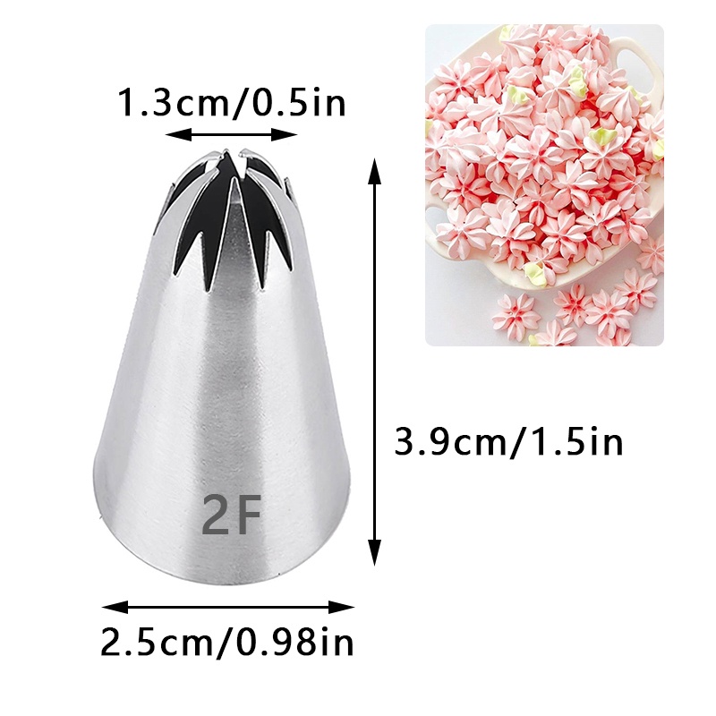 45 Styles Nozzle Tip for Cake Icing Buttercream Pastry Decoration ...