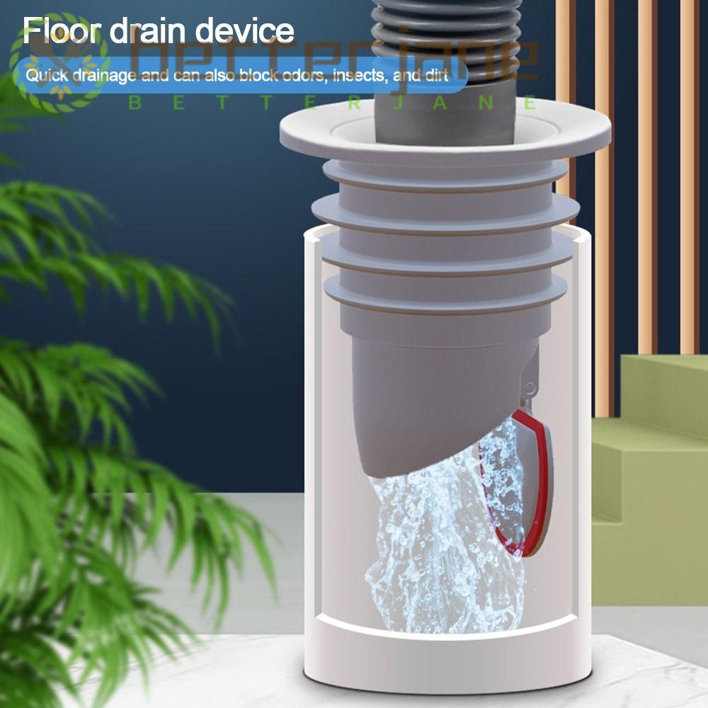 BETTER-JANE Floor Drain Kitchen Bathroom Accessories One Way Valve ...
