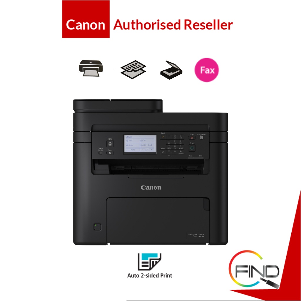 Canon imageCLASS MF274dn All-in-One (Print/Copy/Scan) with duplex, auto document feeder ...
