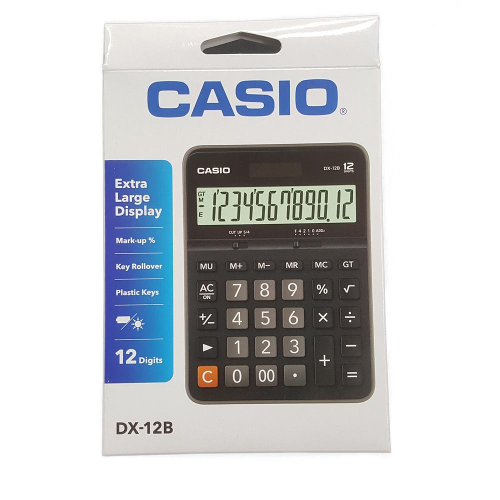 Casio DX-12B 12 Digits Desktop Calculator | Shopee Malaysia