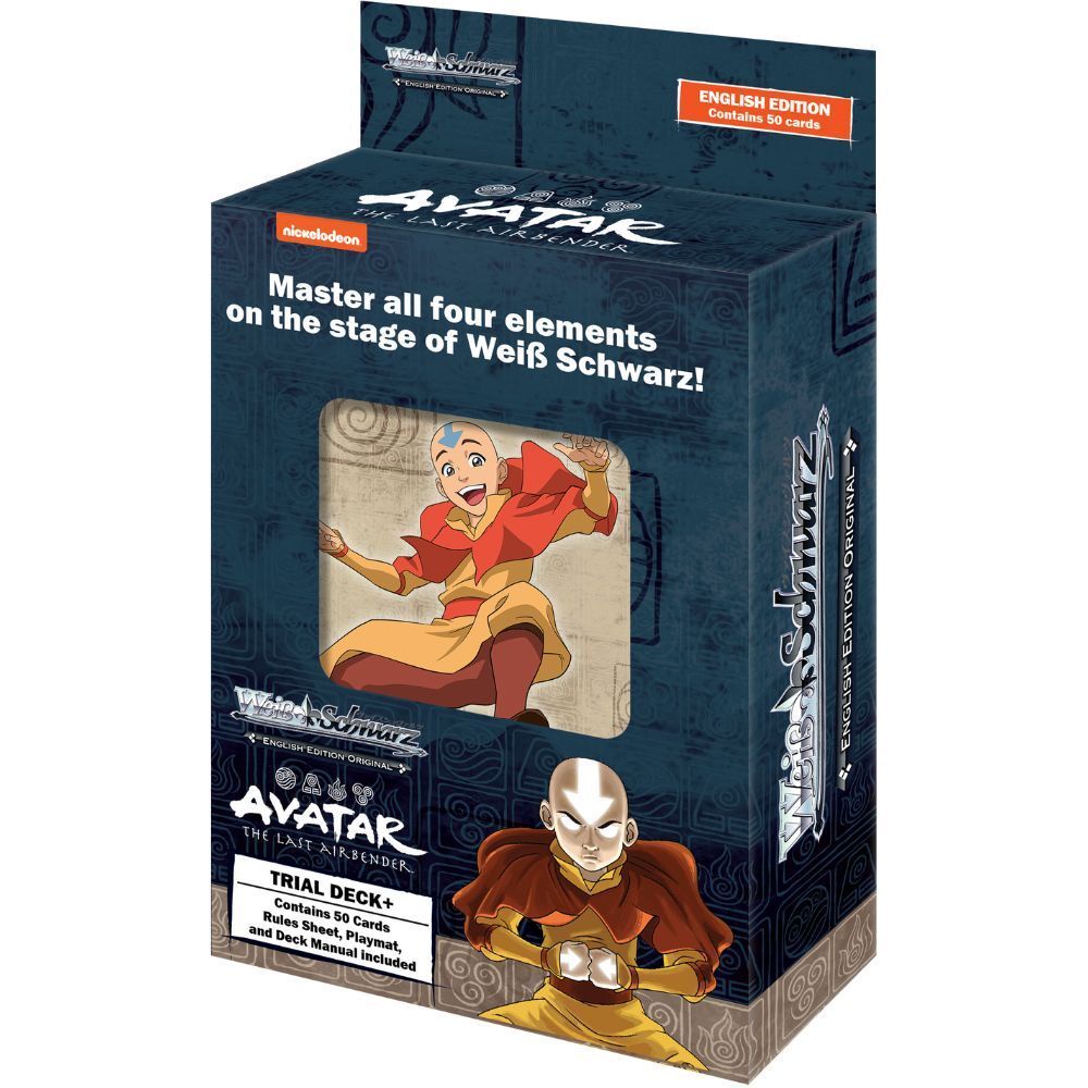 Weiss Schwarz English Trading Card Game Trial Deck Plus Avatar: The ...
