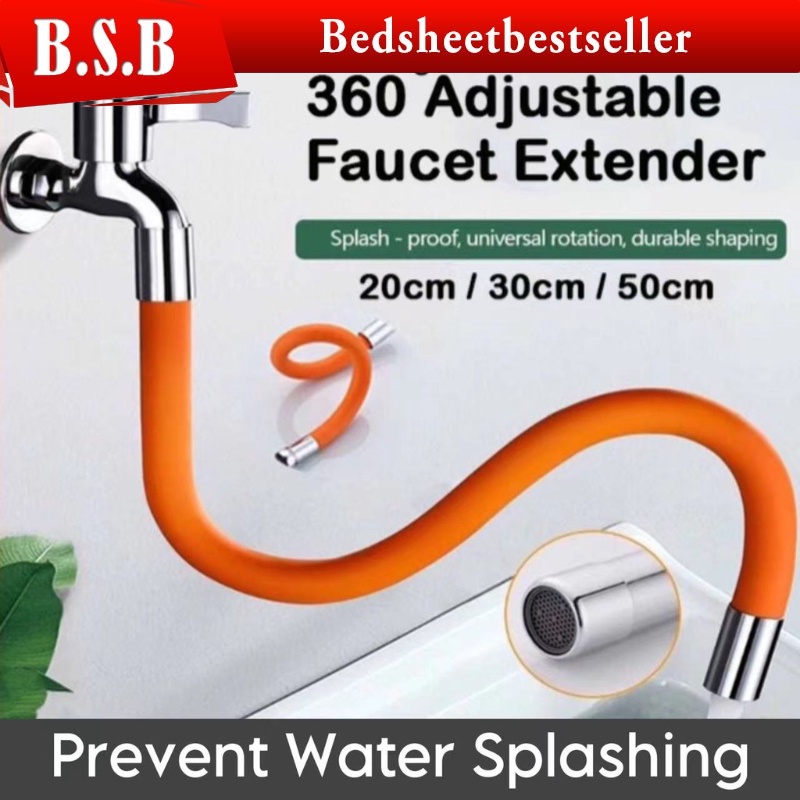 Universal Interface Faucet extender 360 Degree Water Tap Extension ...