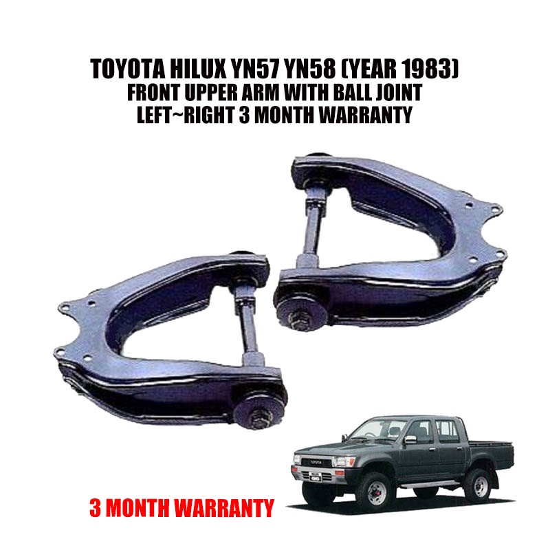 TOYOTA HILUX YN57 YN58 (YEAR 1983) FRONT UPPER ARM WITH BALL JOINT LEFT ...