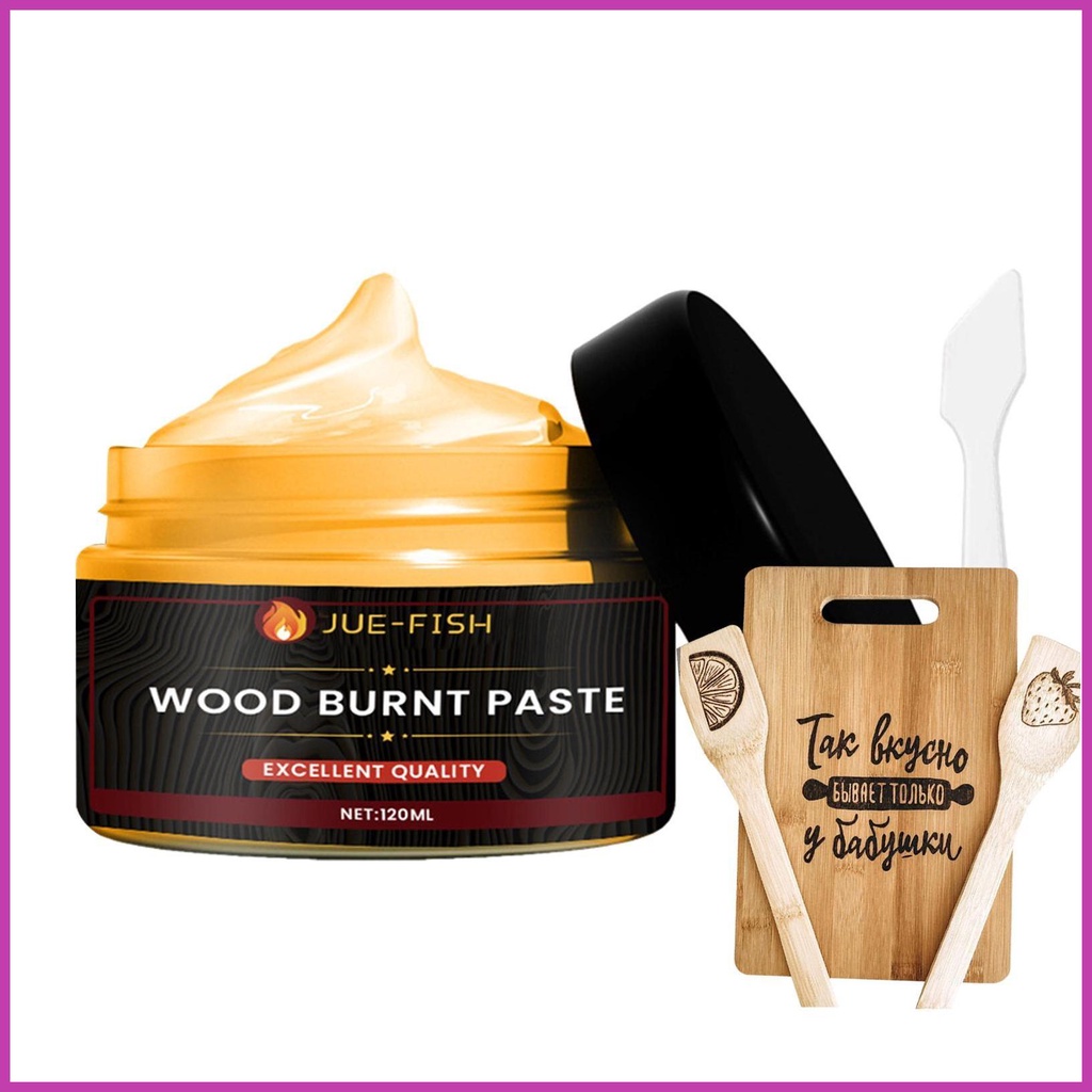 Burning Paste Crafting Gel for Pyrography Creation Heat Sensitive ...
