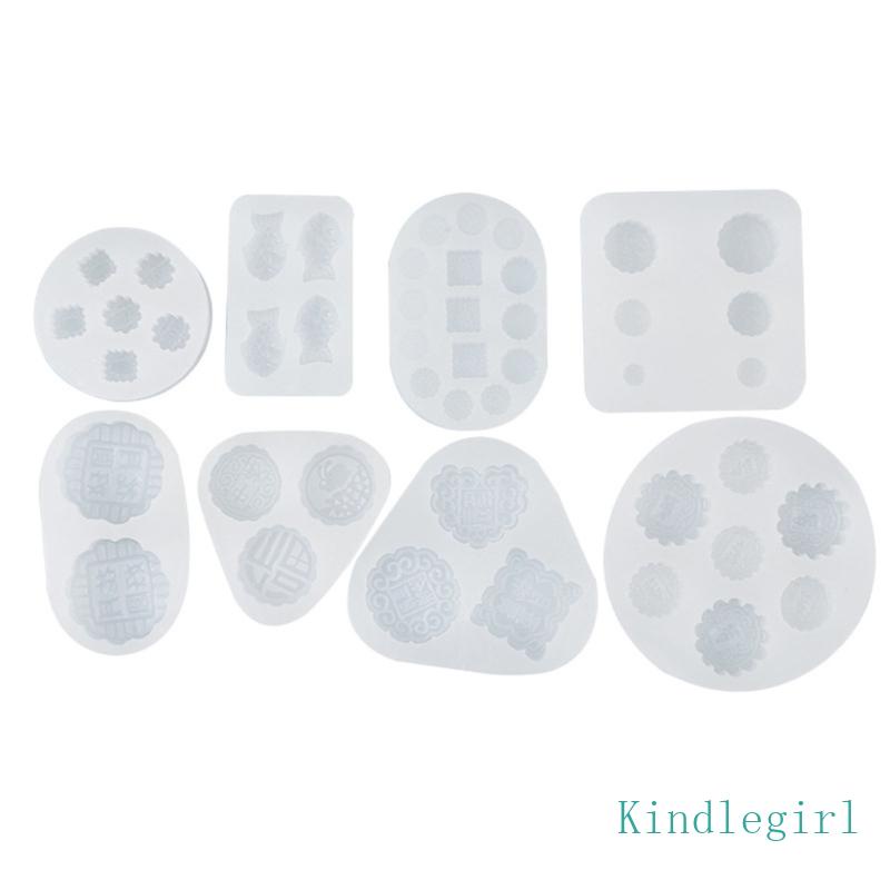 KING Mooncake Silicone Mold Biscuits Moon Cakes Makers Supplies Mid ...