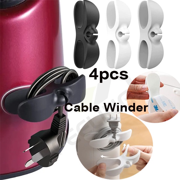 FEELING🔥4PCS Cord Wrapper Organizer Clip,Cable Management,Cable Winder ...