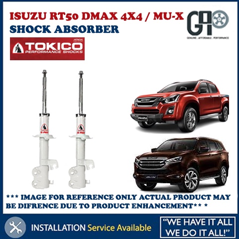 ISUZU DMAX TOKICO ALPHA PLUS SERIES HEAVY DUTY SHOCK ABSORBER ABSORBERS ...