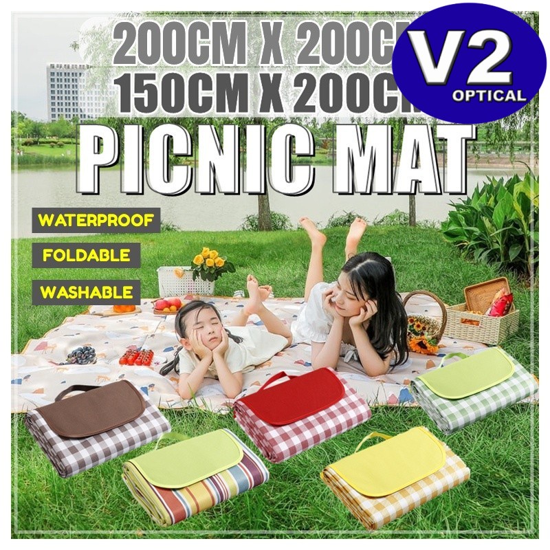 200*200CM Portable Picnic Mat Camping Mat Waterproof Beach Mat OxFord ...