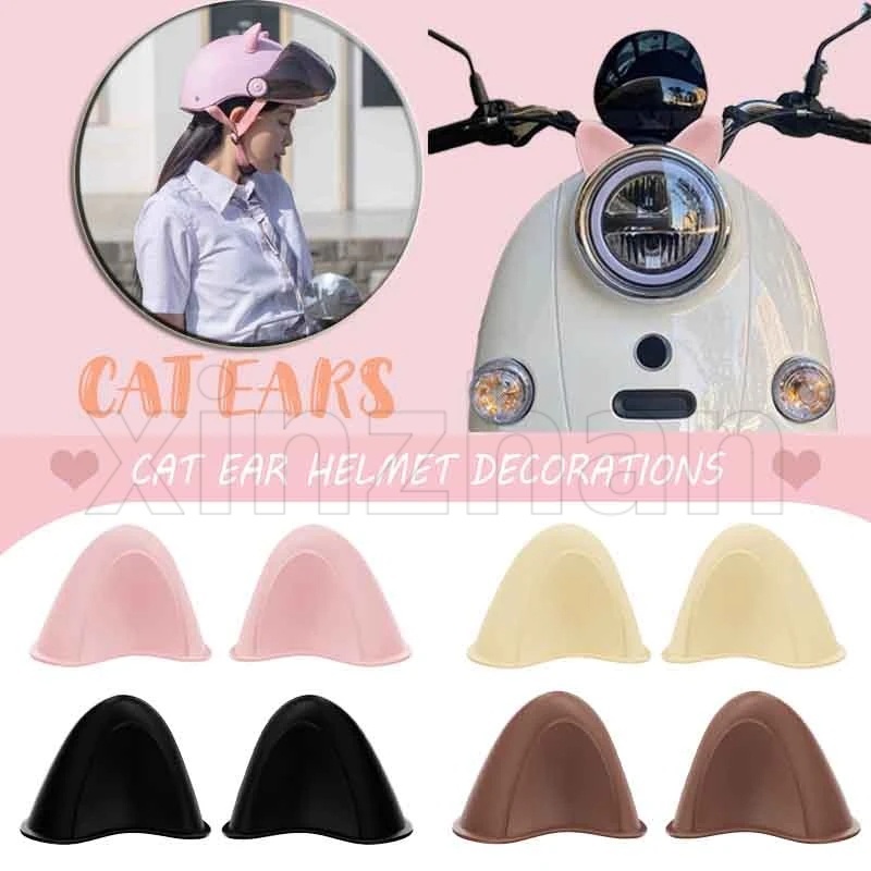 3D Cute Cartoon Cat Ear Sticker Male Female Waterproof Devil Horn ...