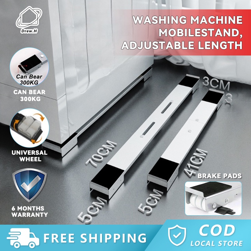 Washing Machine Stand Roda Mesin Basuh Kaki Dryer Roller Base Pelapik ...