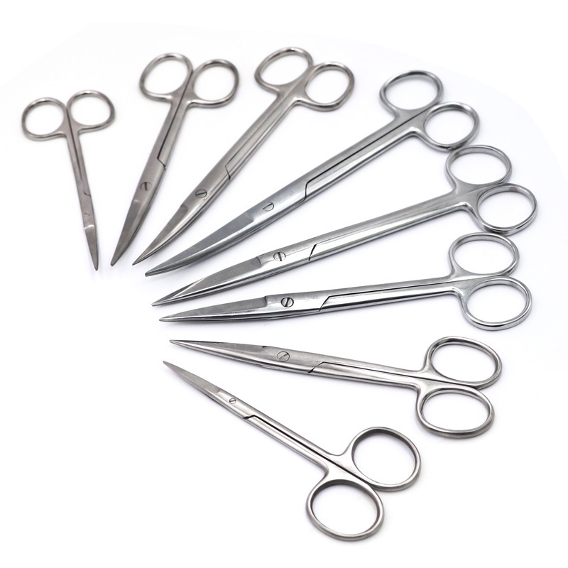 Dental Scissors Stainless Steel Straight/Elbow Oral Tools Dental ...