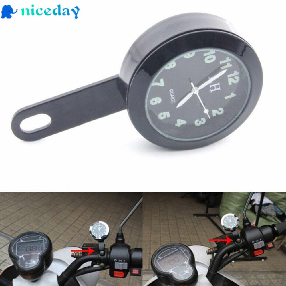 Motorcycle Clock Replacement ATV Timetable Handlebar Watch 6mm ...