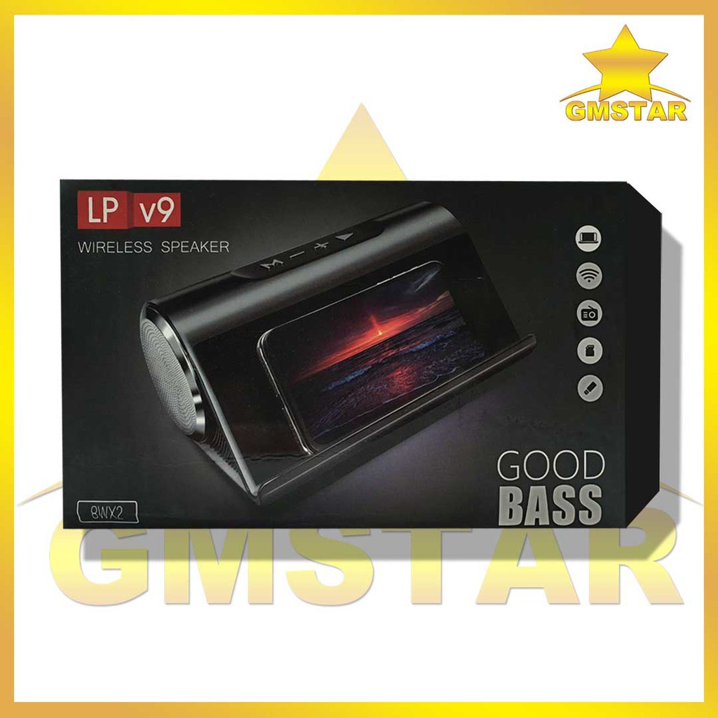 LP V9 Good Bass Quality Wireless Speaker Super Bass Bluetooth Portable ...