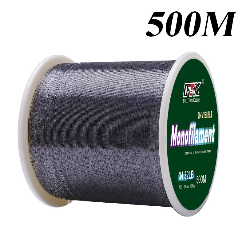 FTK 100m/300m/500m Nylon Fishing Line Spotted Monofilament Thread ...