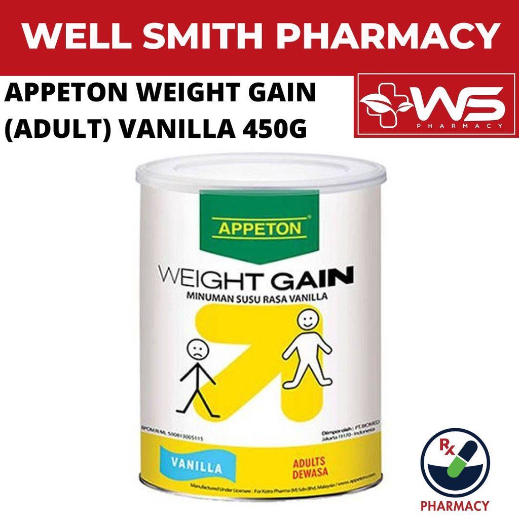 APPETON WEIGHT GAIN (ADULT) VANILLA 450G | Shopee Malaysia