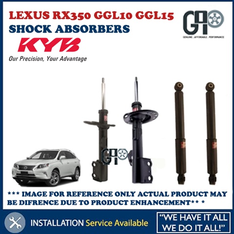 KAYABA JAPAN ABSORBER LEXUS RX350 GGL10 GGL15 ( FRONT / REAR ) SHOCK ...