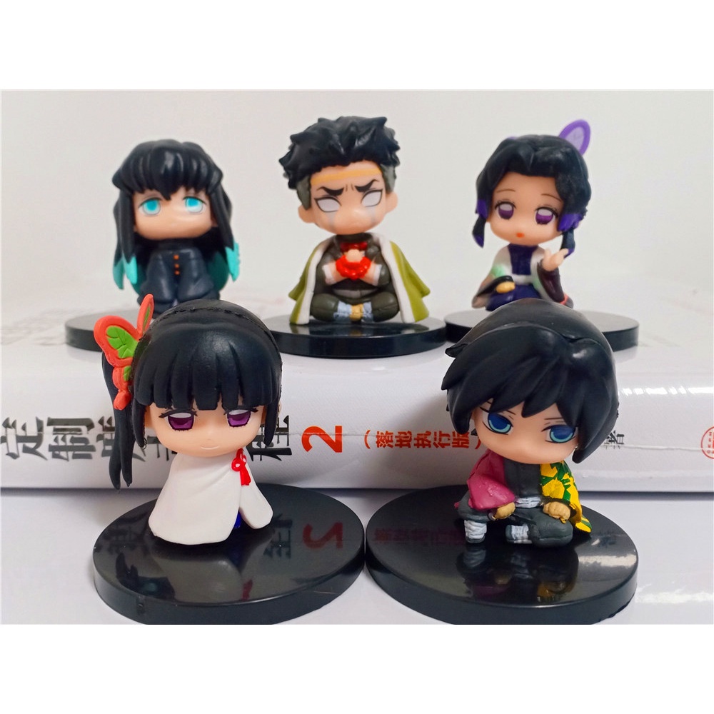 New anime figure Demon Slayer Tanjiro Nezuko Zenitsu Inosuke Rengoku ...
