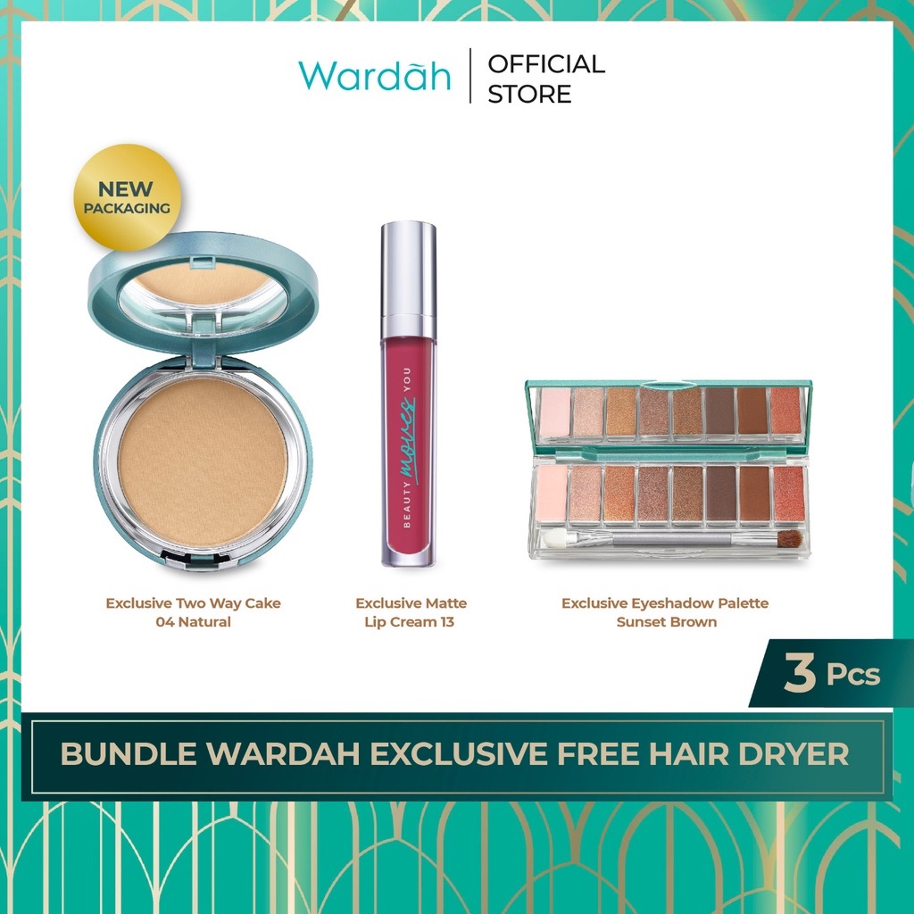 Wardah Exclusive Matte Flawless Look Bundle & Eyeshadow Palette ...